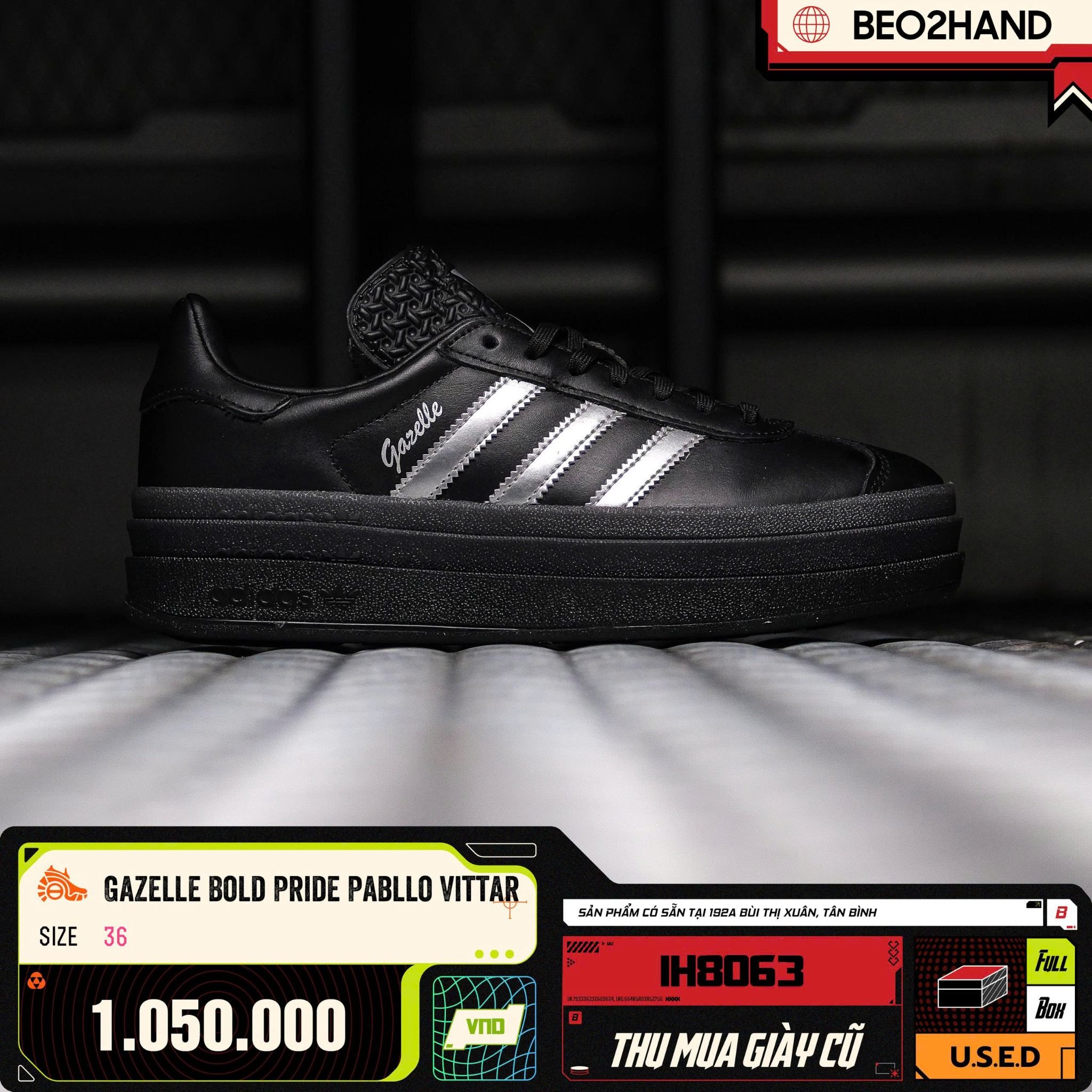 GAZELLE BOLD PRIDE PABLLO VITTAR - IH8063 - 36 - BÈO STORE