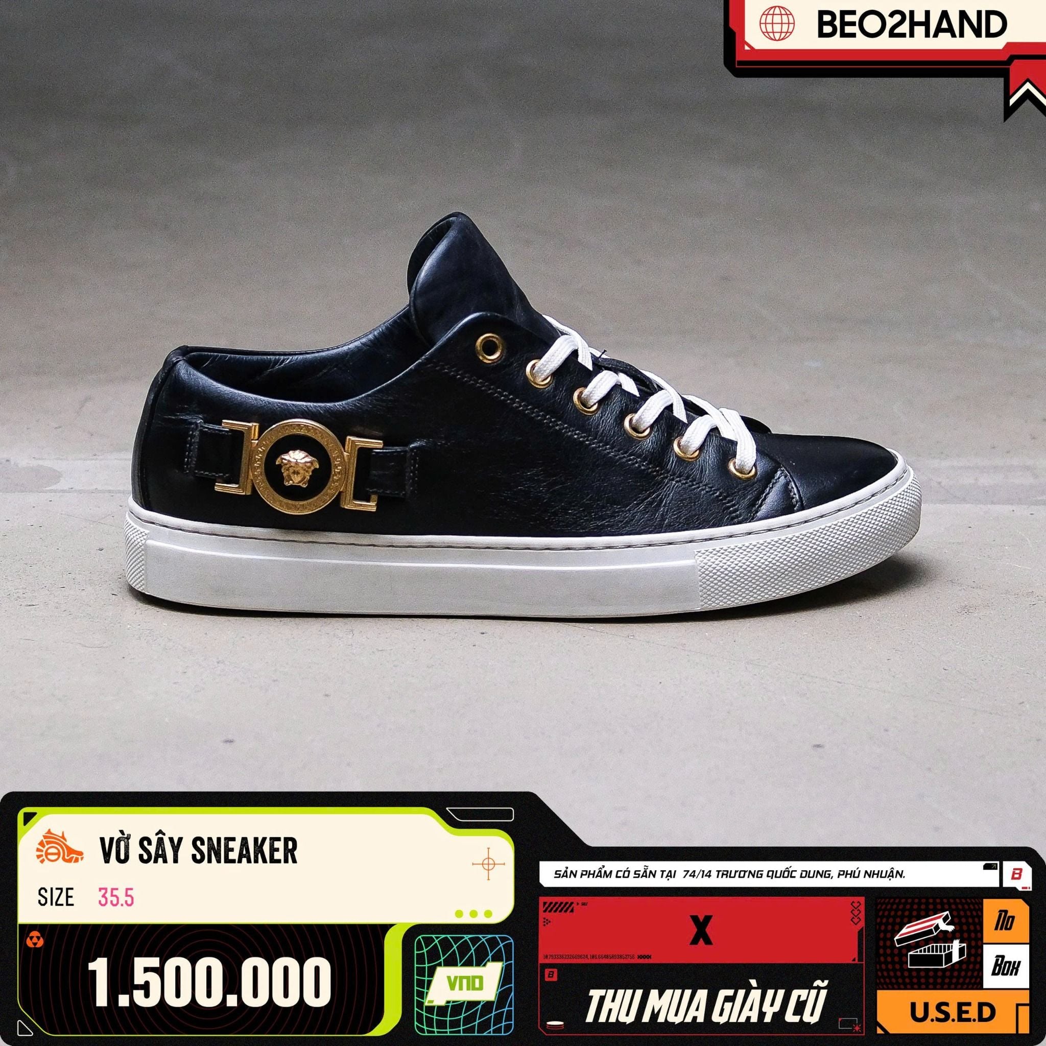 VERSACE SNEAKER - 35.5 - BÈO STORE