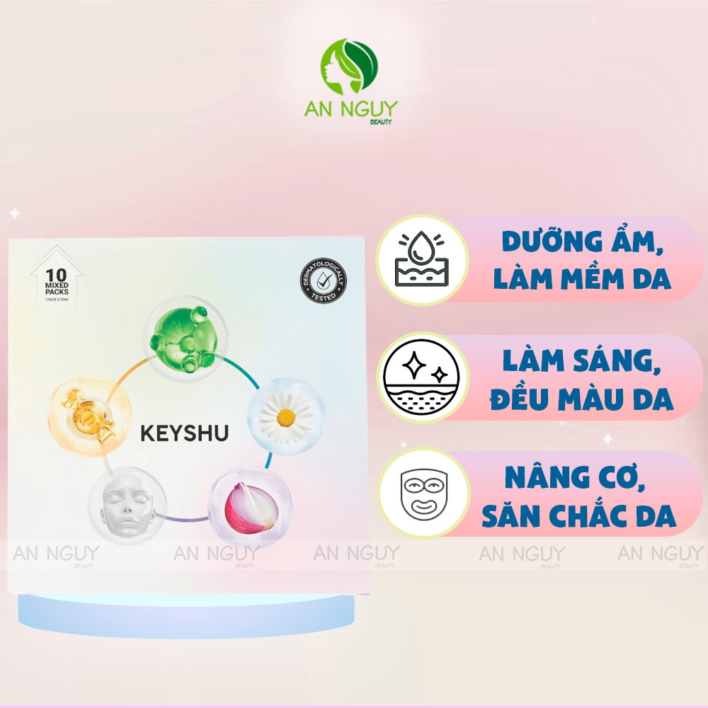 Hộp 10 Miếng Mặt Nạ Dưỡng Da Keyshu Bioessence Mask 5 In 1Hộp 10 Miếng ...