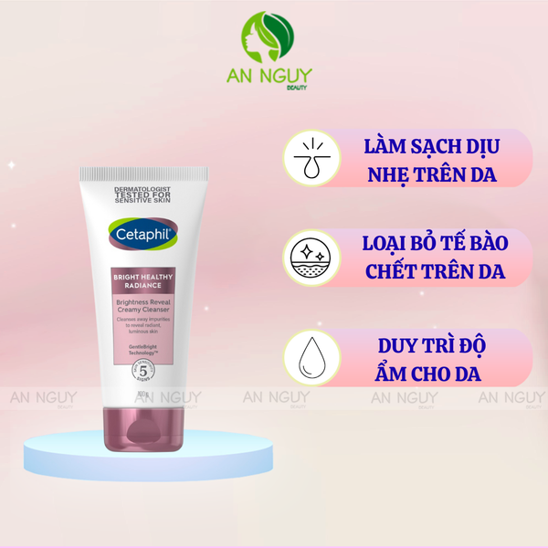 Sữa Rửa Mặt Cetaphil Bright Healthy Radiance Brightness Reveal Creamy ...