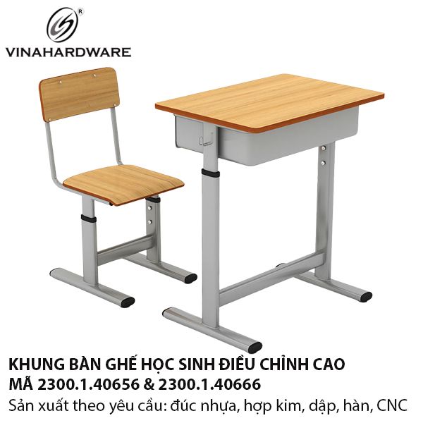 Khung Ghế Học Sinh Điều Chỉnh Chiều Cao – 2300.1.40666