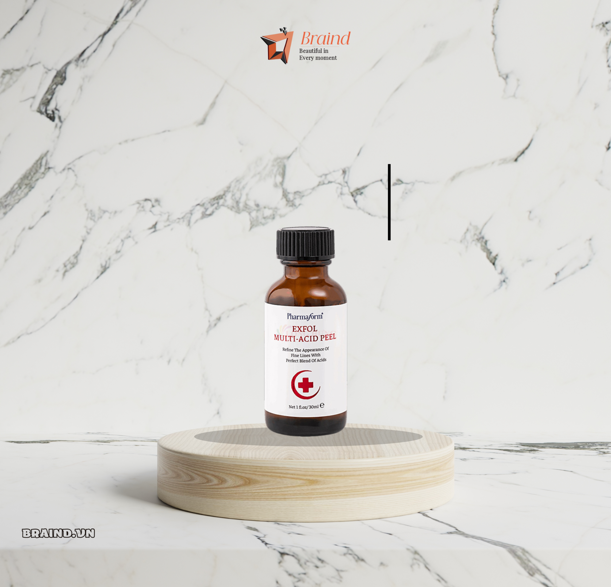 EXFOL MULTI – ACID PEEL Pharmaform Peel da đa tầng 30ml– Braind