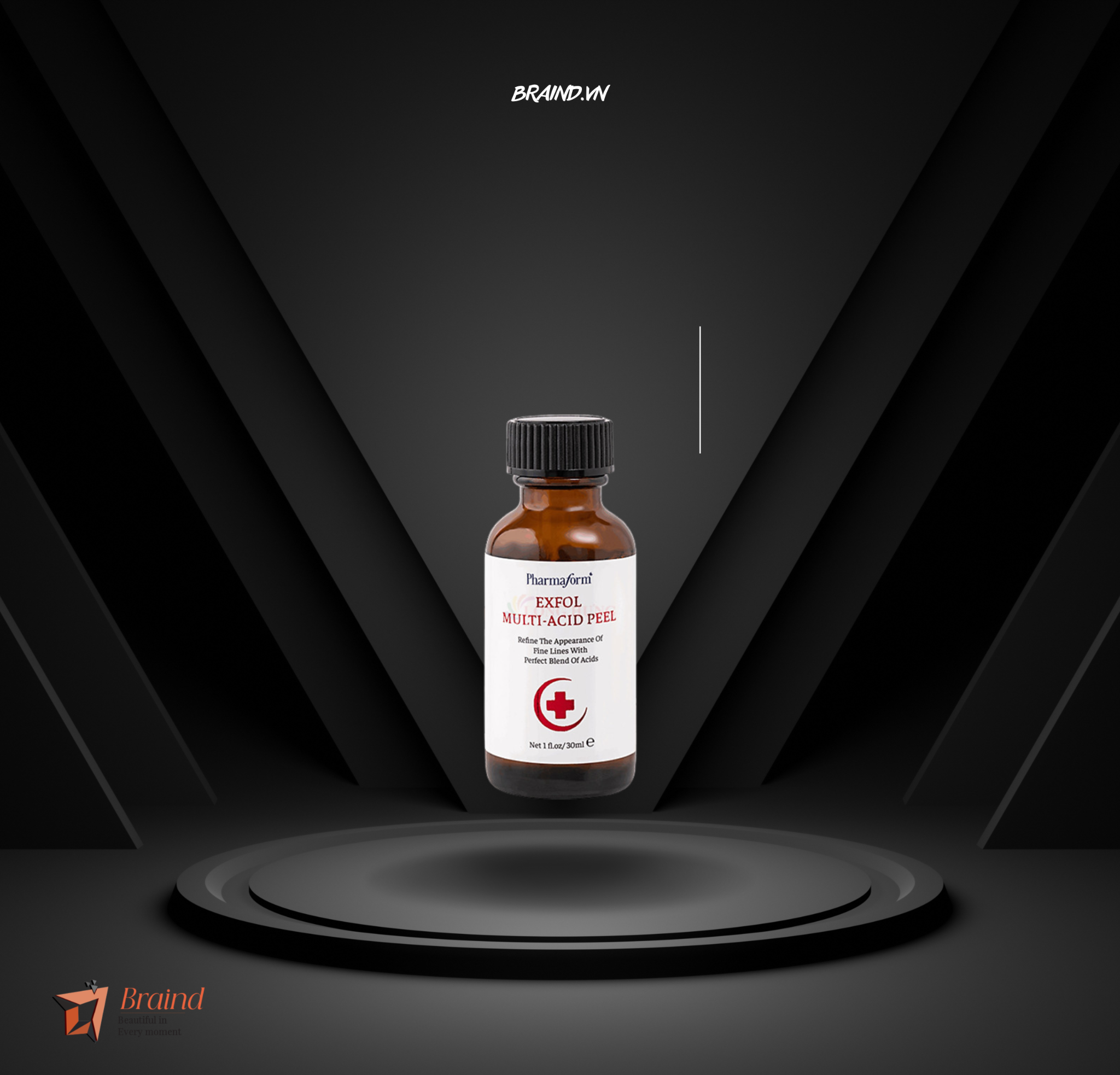 EXFOL MULTI – ACID PEEL Pharmaform Peel da đa tầng 30ml– Braind