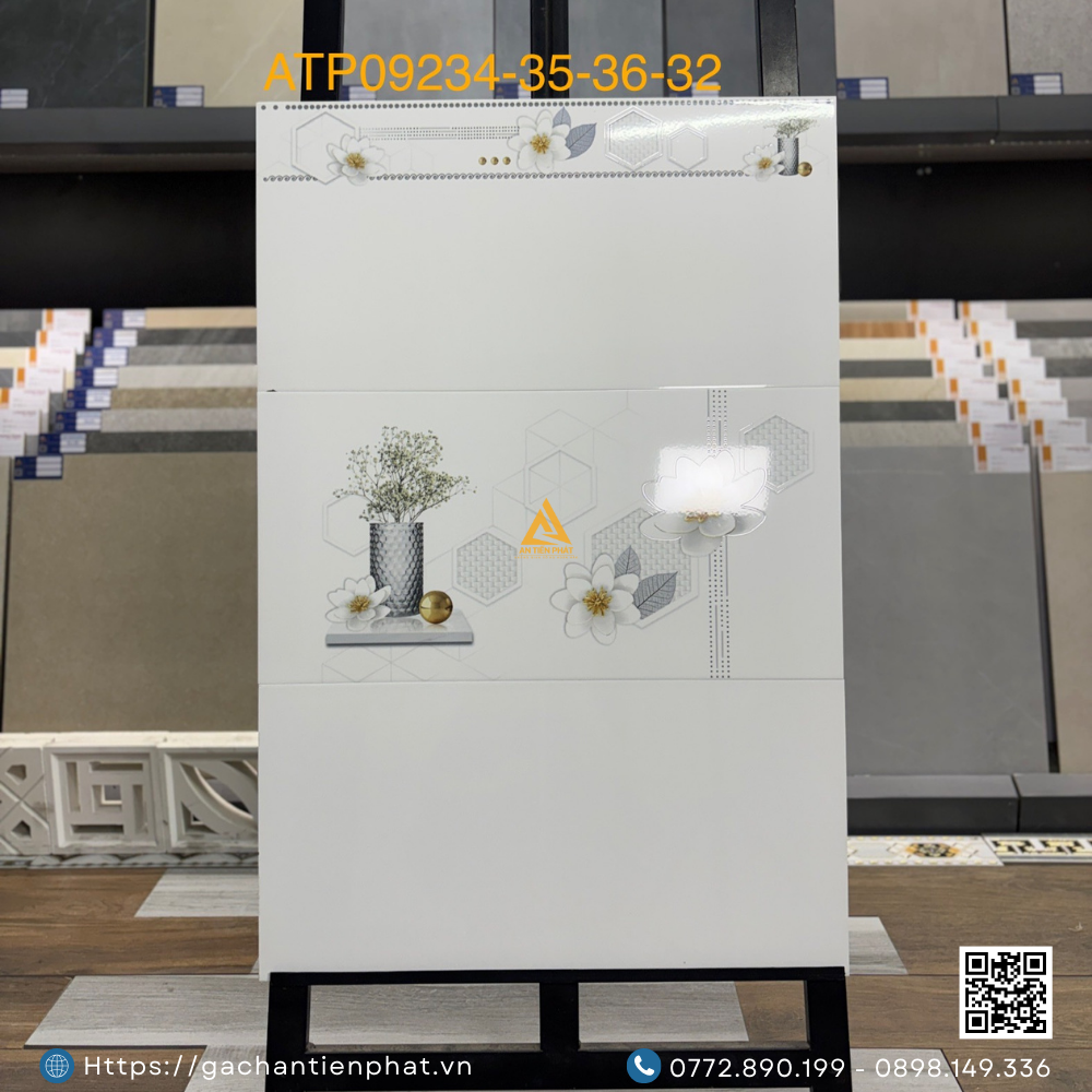 Gạch Vitto Hoàn Mỹ 02934 02935 02936 bóng, men ceramic 30x60 – Showroom gạch ốp lát An Tiến Phát