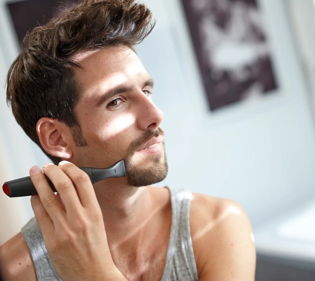 Tông đơ máy cắt tỉa và tạo kiểu râu dùng Pin AA Philips MG1100/16 ...