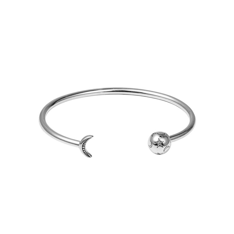 Vòng Pandora Moments Moon & Stars Open Bangle (599120C01) - Noisy Ca ...