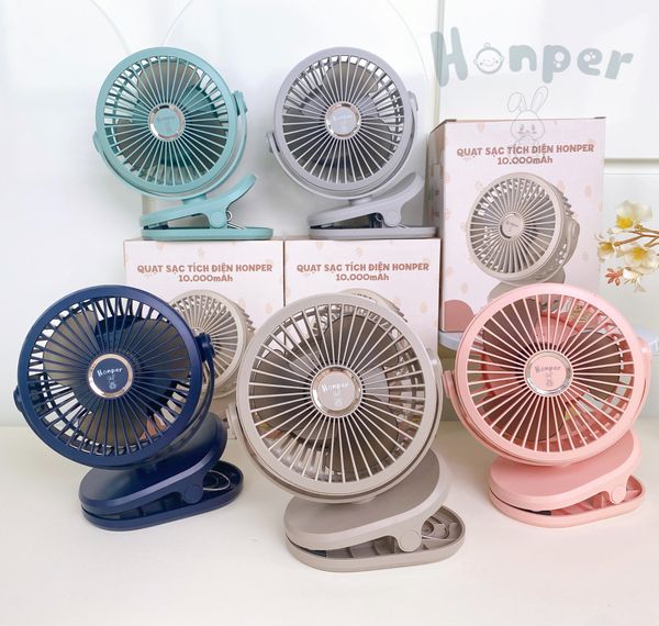 Quạt Sạc Tích Điện Honper HP2301 – Hlstar - Gia dụng Hải Long