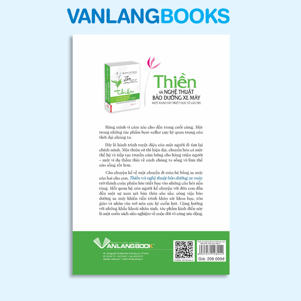 Sách Thiền Và Nghệ Thuật Bảo Dưỡng Xe Máy - Vanlangbooks