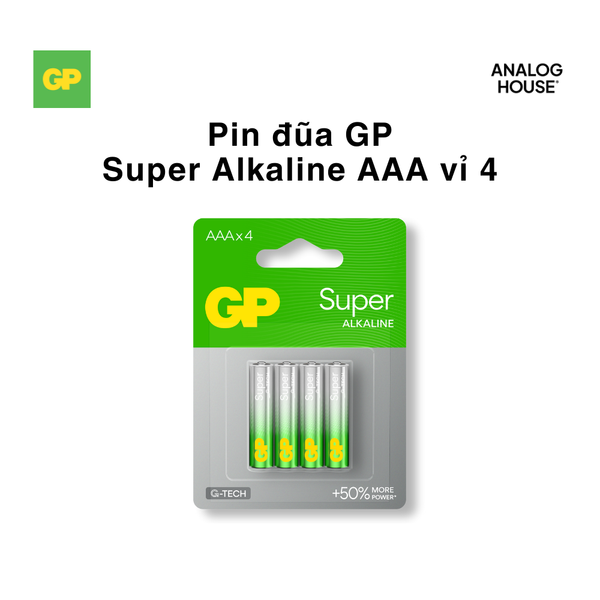 Pin đũa GP Alkaline 1.5V AAA 3A