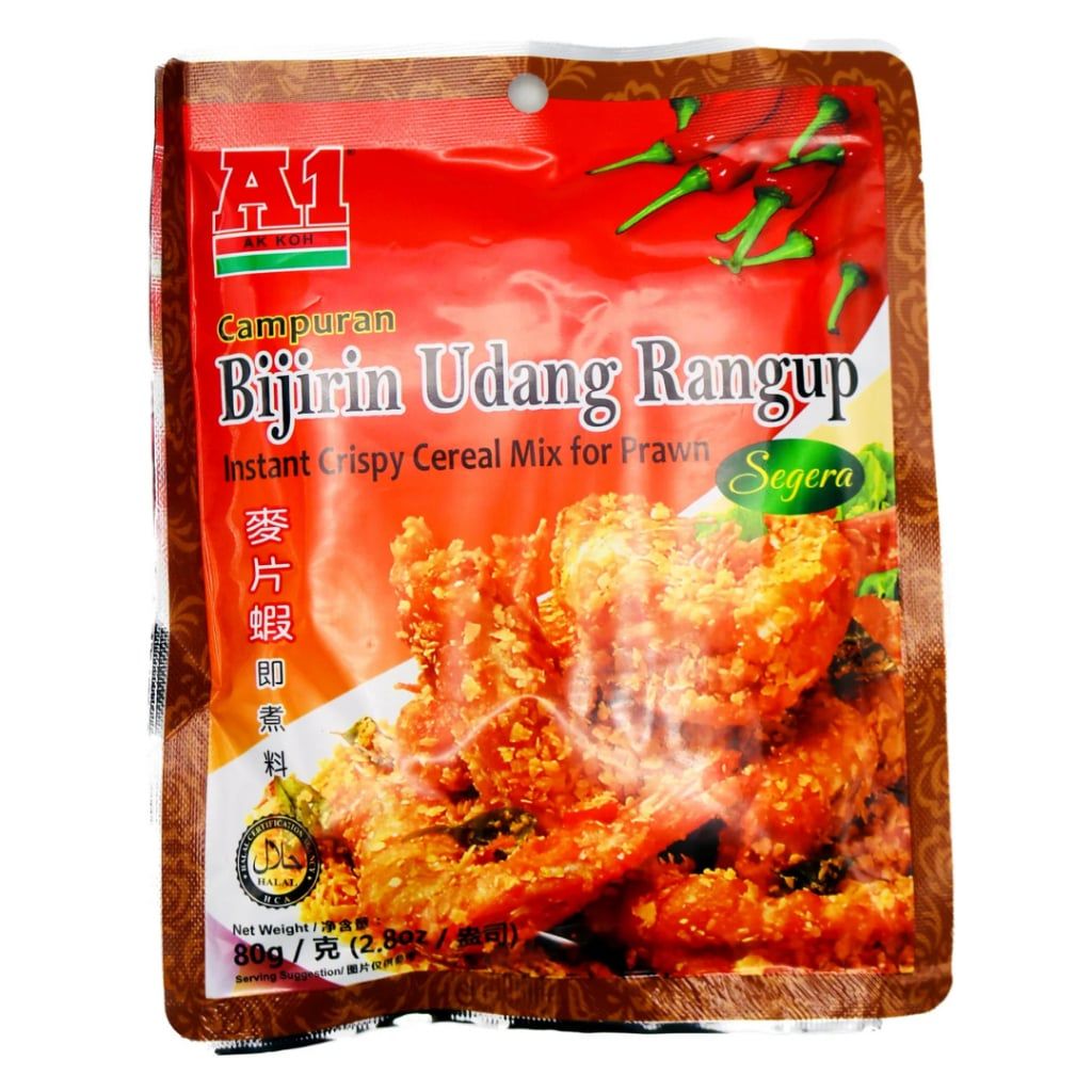 Hộp 12 Gói Bột Chiên Giòn Ngũ Cốc A1 Cho Tôm (Campuran Bijirin Udang ...