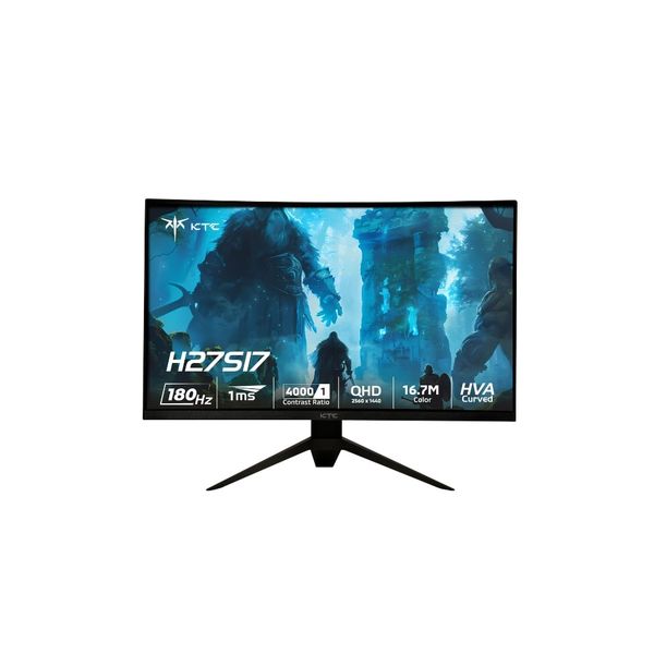 Màn hình Gaming KTC H27S17 | 27 inch | 2K | HVA | 180Hz | 1ms | Cong