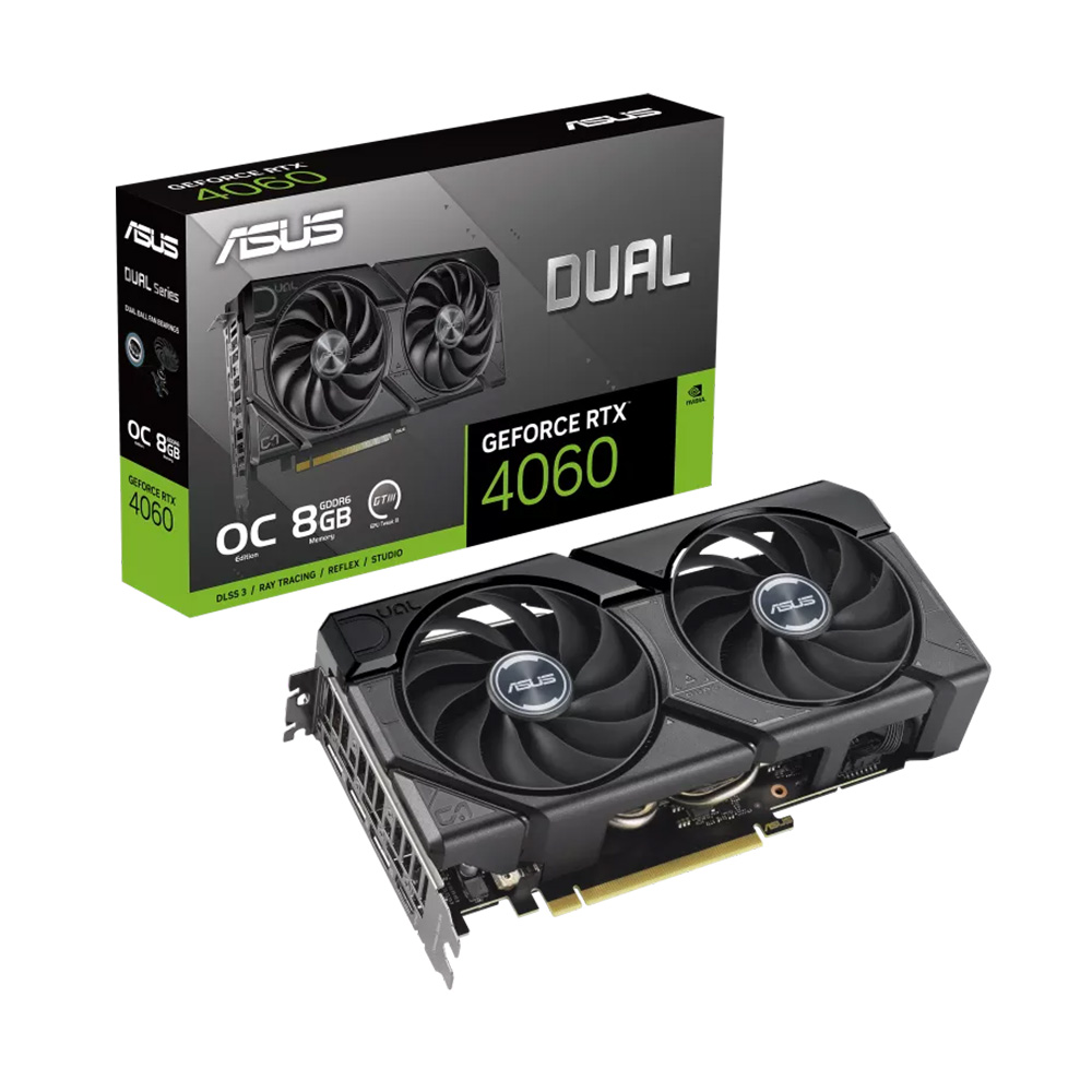 VGA ASUS Dual RTX 4060 EVO 8GB GDDR6