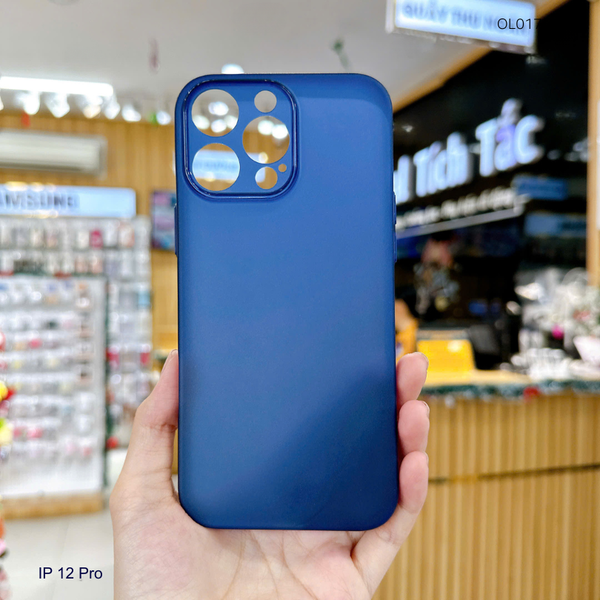 Ốp IP 12 Pro dẻo nhám trơn