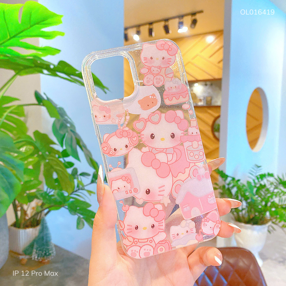 Ốp IP 12 Pro Max dẻo nhũ kim tuyến