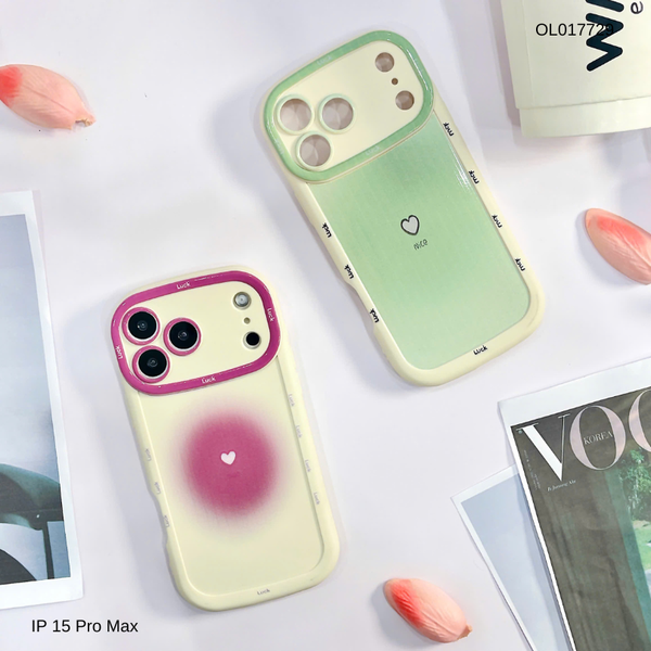 ỐP IP 15 Pro Max dẻo viền Lucky