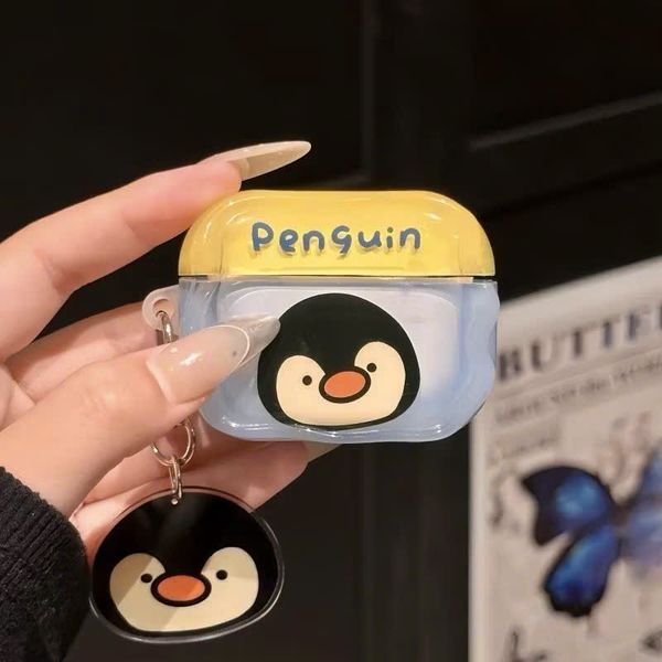 ** Case Airpods Pro 3 dẻo Penguin nắp vàng