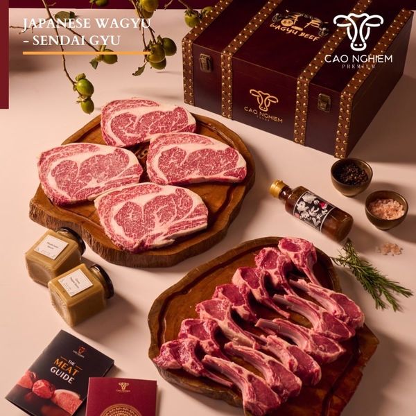 #SET RK2 - JAPANESE WAGYU A5 - MIYAZAKI GYU – Cao Nghiêm Foods