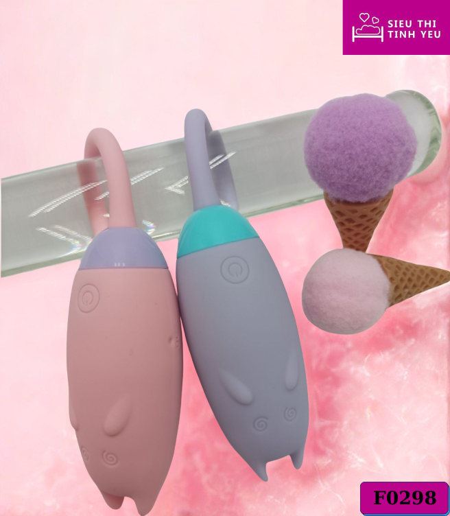 Trứng rung Mèo Mihu LiLo 10 chế độ rung điều khiển từ xa dùng pin sạc