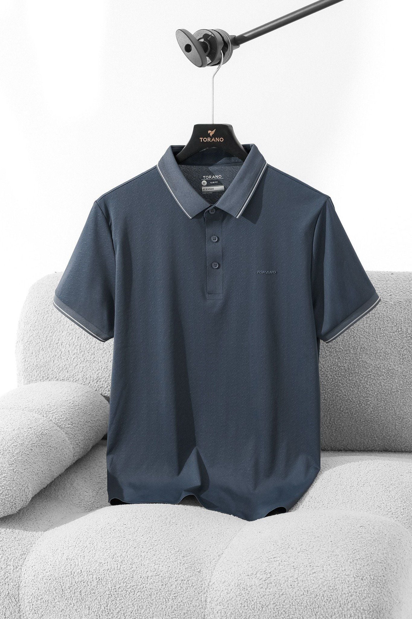 Áo polo trơn active in logo Torano GSTP561 | Thời trang nam Torano