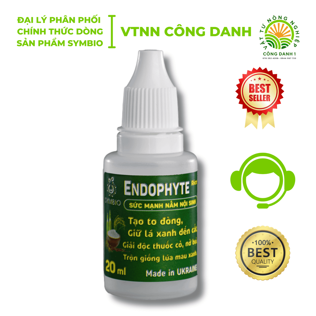 ENDOPHYTE 20ML SYMBIO TẠO TO ĐÒNG, XANH LÁ ĐẾN CẮT, NỞ BỤI – Vật tư ...