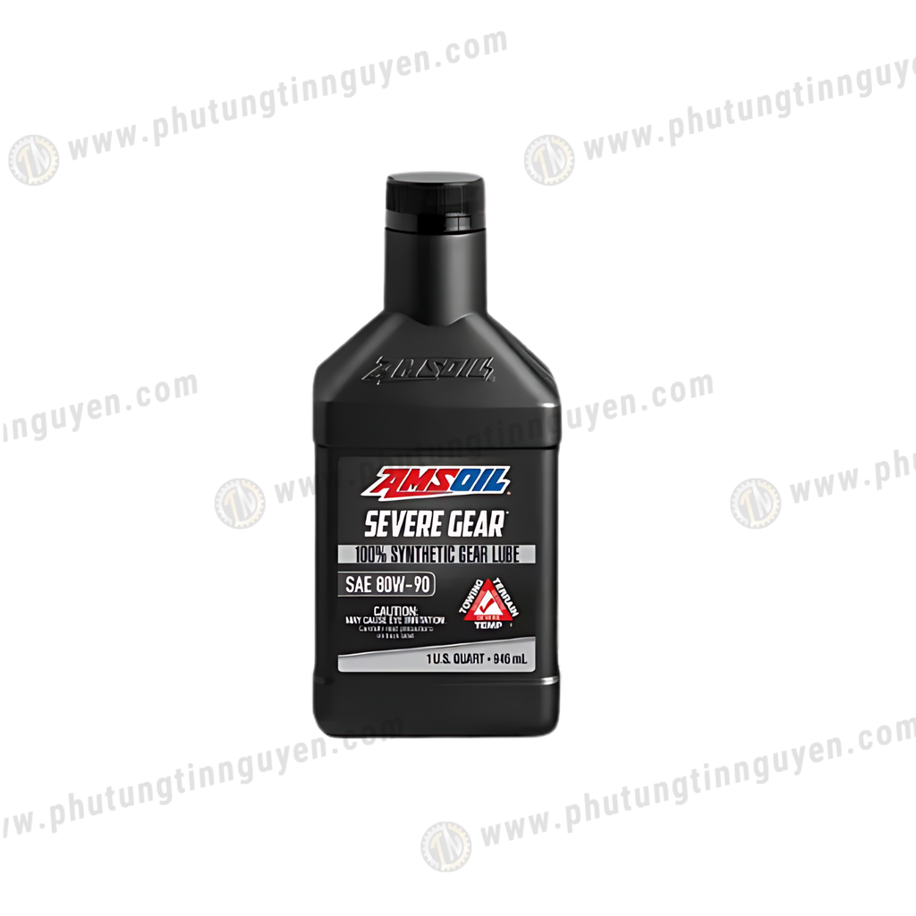 DẦU CẦU Amsoil Severe Gear 80W-90 100% Synthetic (Limited slip) 946mL