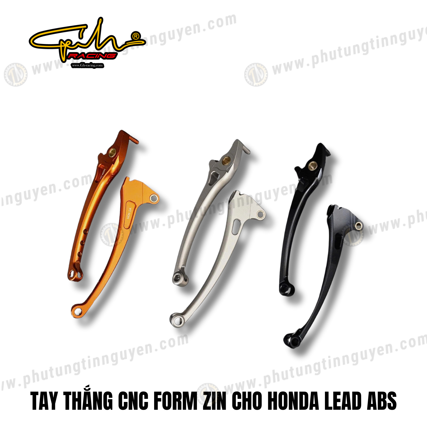 TAY THẮNG CNC FORM ZIN CHO HONDA LEAD ABS