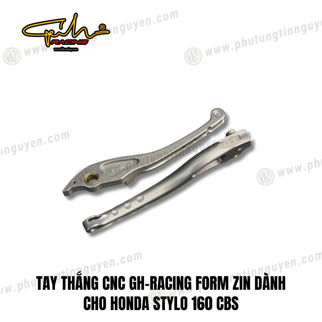 TAY THẮNG CNC GH-RACING FORM ZIN DÀNH CHO HONDA STYLO 160 CBS