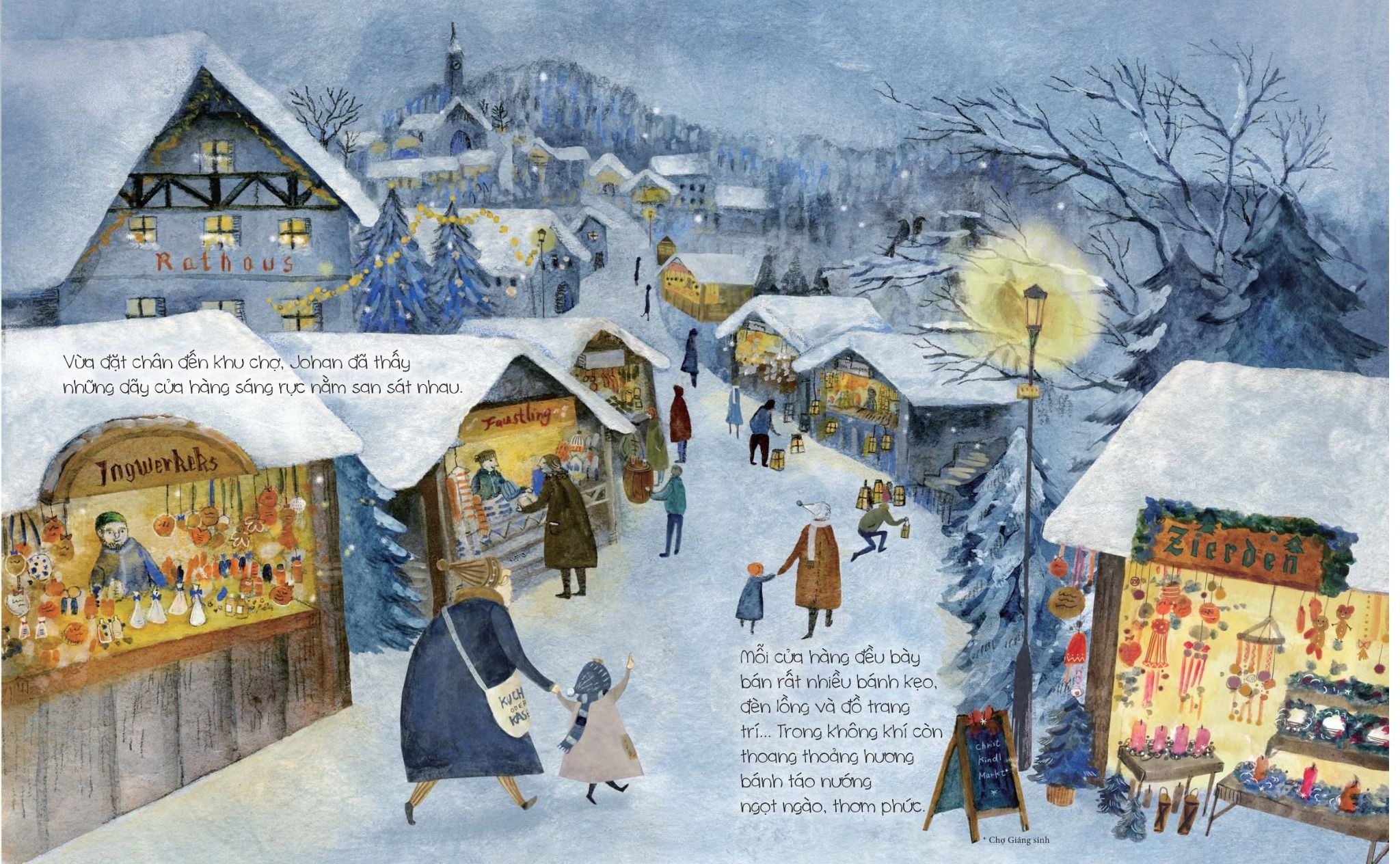 Sách Đêm Kì Diệu Ở Khu Chợ Giáng Sinh - Ayuko Tanaka – Bến Nghé Books