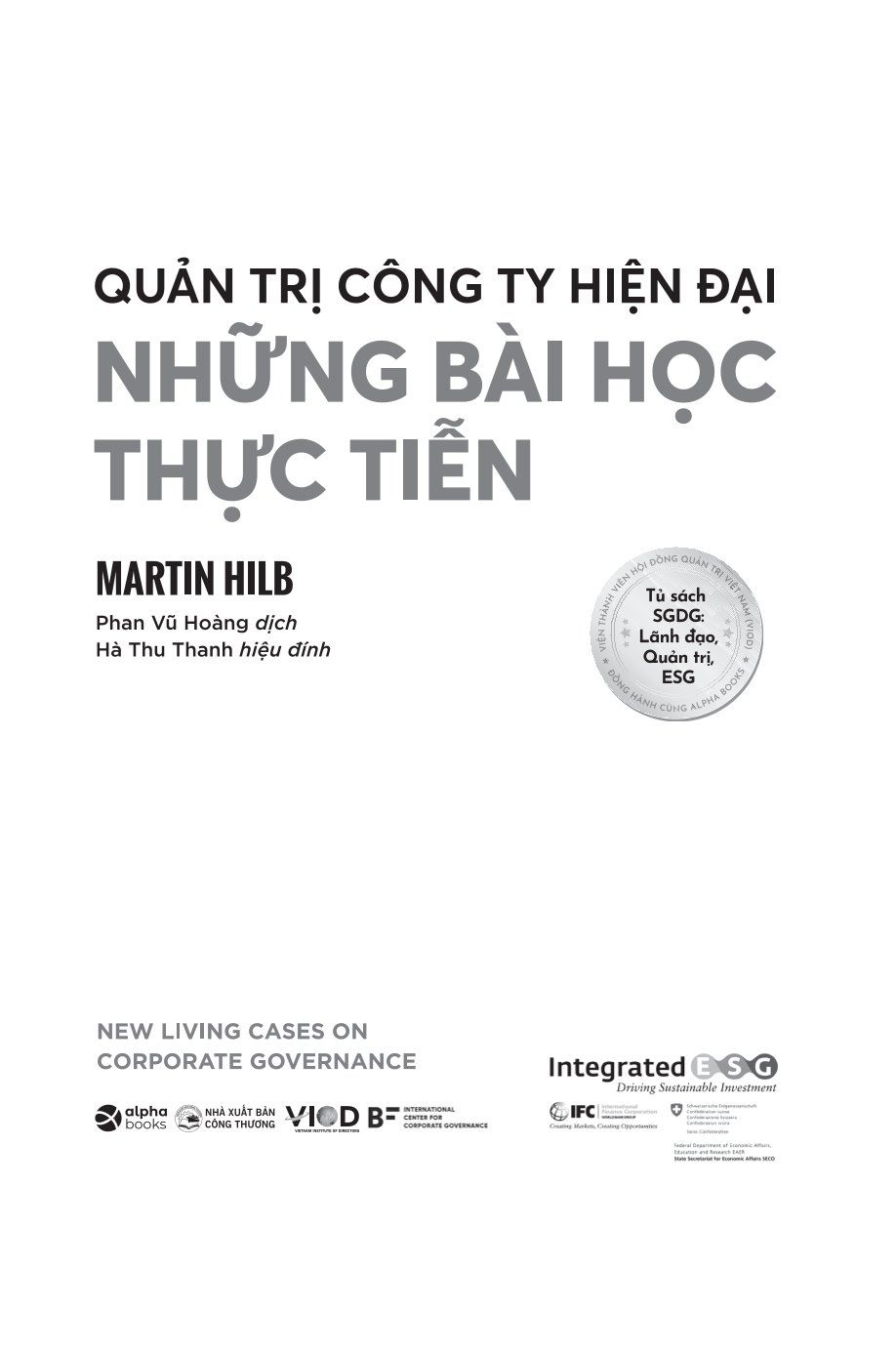 Sách Quản Trị Công Ty Hiện Đại - Những Bài Học Thực Tiễn - Martin Hilb ...