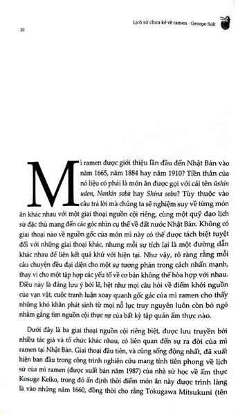 Sách Lịch Sử Chưa Kể Về Ramen - George Solt – Bến Nghé Books