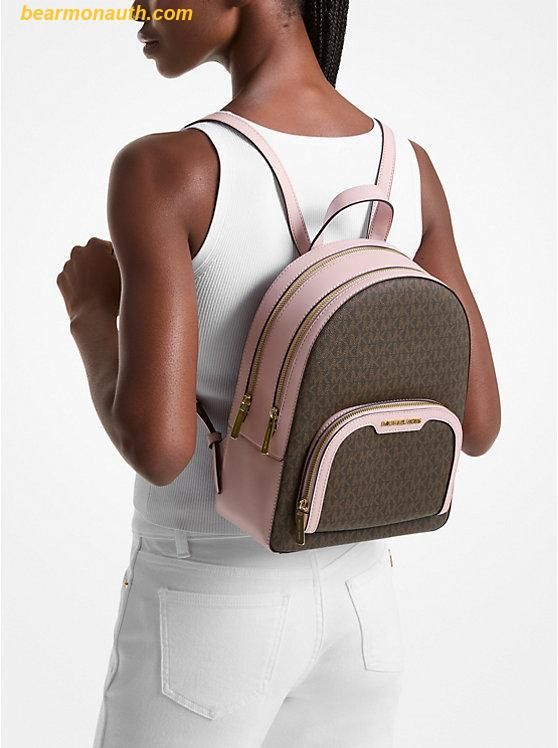 Balo Michael Kors Jaycee Medium Logo Backpack Powder Blush 35S2G8TB2B ...