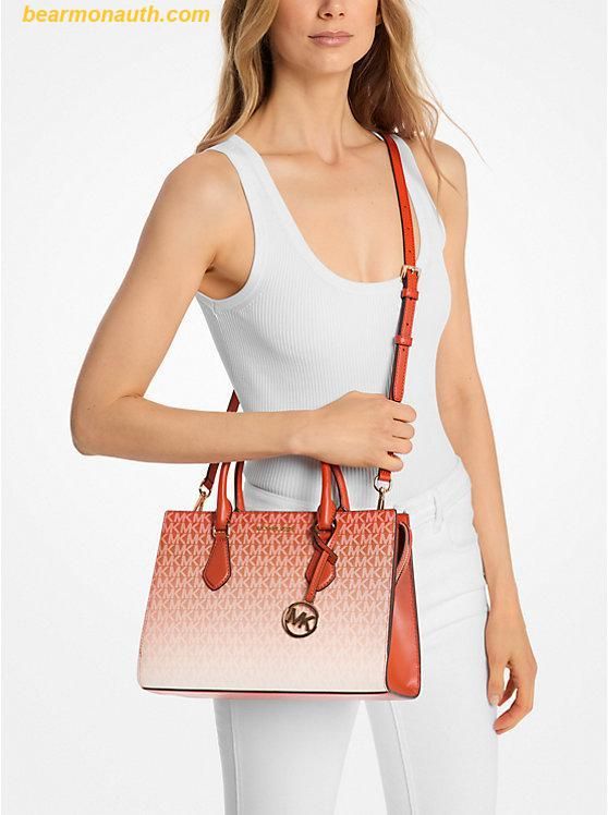 Túi Xách Michael Kors Mk Sheila Medium Ombré Signature Logo Satchel 35 ...