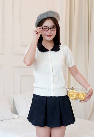 Gigi Knit Top – Bleubird