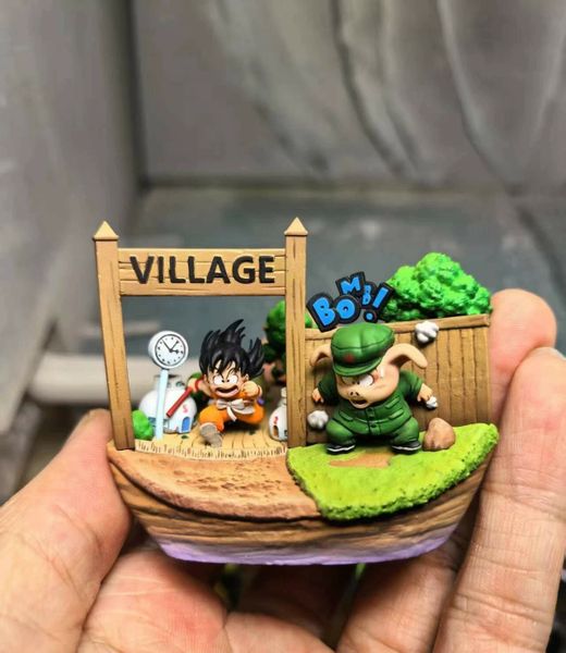 Lao Fu Studio - Goku & Oolong – Flash Resin Shop