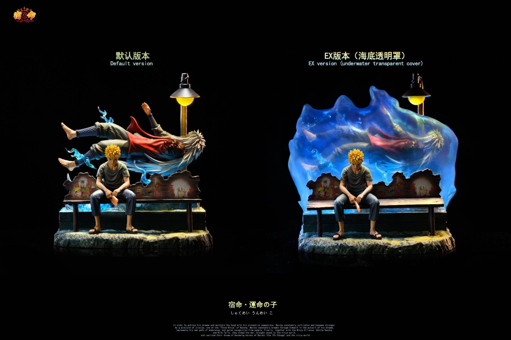 Kage Musha Studio - Naruto & Jiraiya - Naruto – Flash Resin Shop