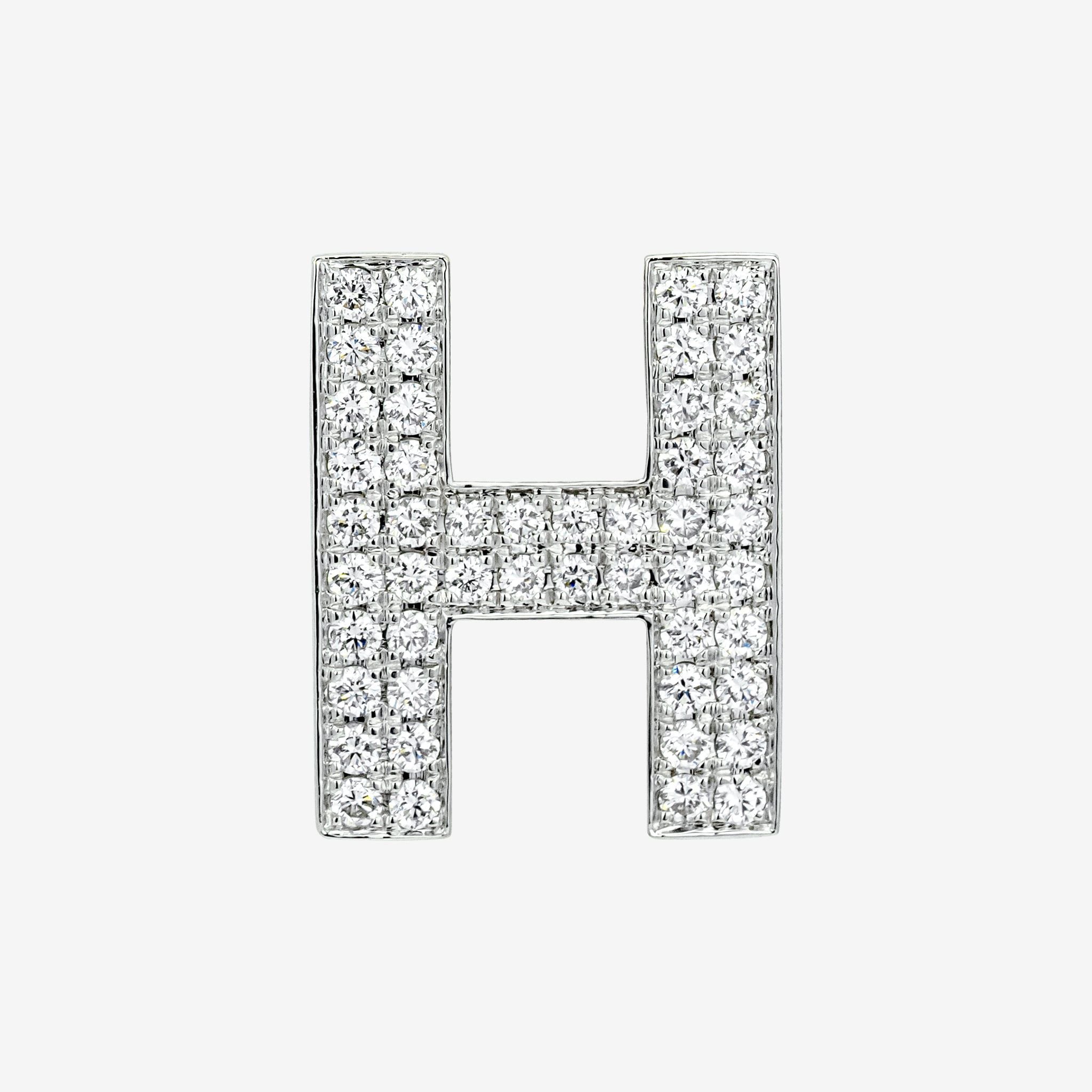 BLOCK LETTER "H" PENDANT – KP Jewelry