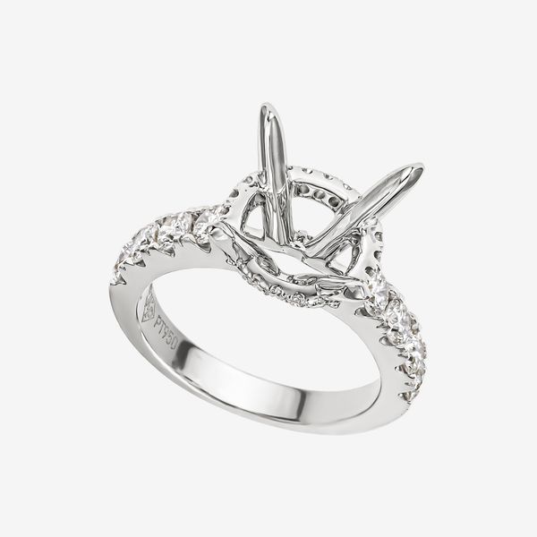 ACCENTED SEMI-SET ENGAGEMENT RING – KP Jewelry