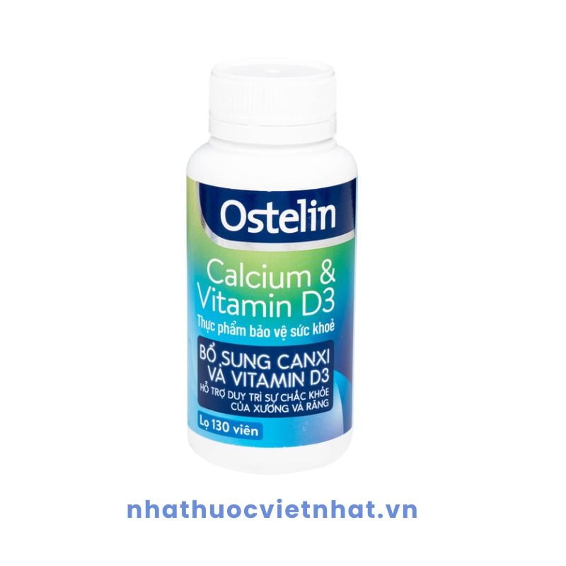 Canxi Ostelin Calcium & Vitamin D3, Nhập Khẩu Chính Hãng Từ Úc