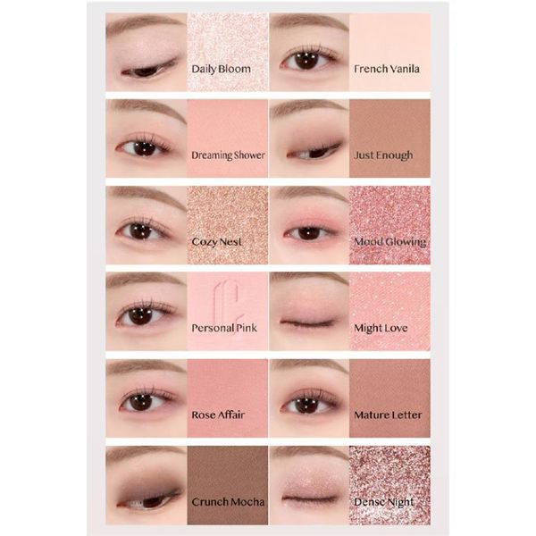 Phấn Mắt 12 Ô Clio Pro Eye Palette Air #02 Rose ConnectPhấn Mắt 12 Ô ...