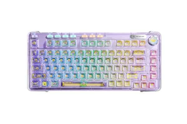 Bàn phím AULA F81 TM (Tím/ Ice Soul switch) chính hãng, giá rẻ – GEARVN.COM