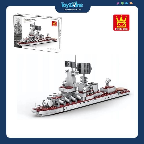Đồ Chơi Lắp Ráp Mô Hình Tàu Tuần Dương Tên Lửa Dẫn Đường Varyag WANGE ...