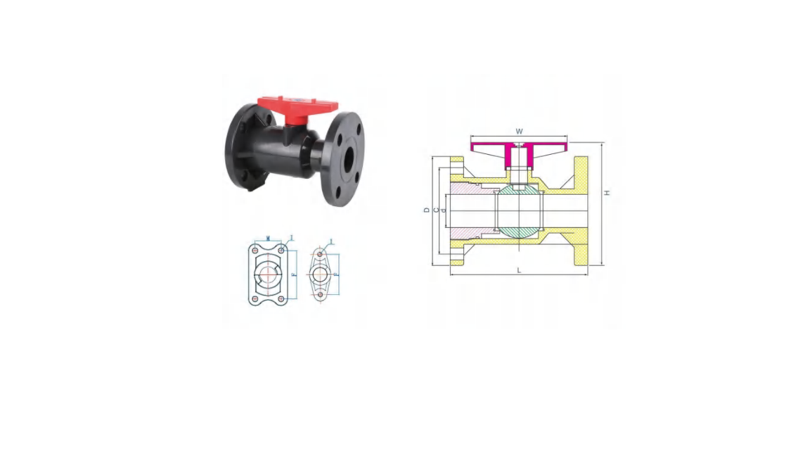 FLANGE BALL VALVE (UPVC,CPVC,PPH) – CongtyTMDVSXphutho