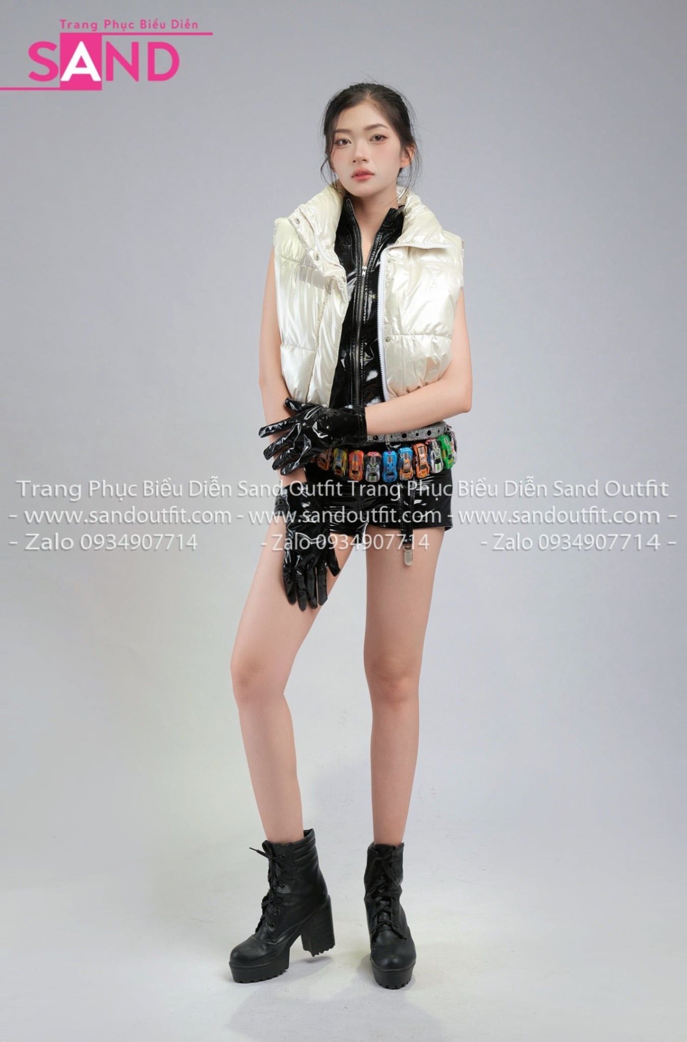 HAF0901 Áo Khoác Lông Form Dài - Xanh lá – Sand Outfit