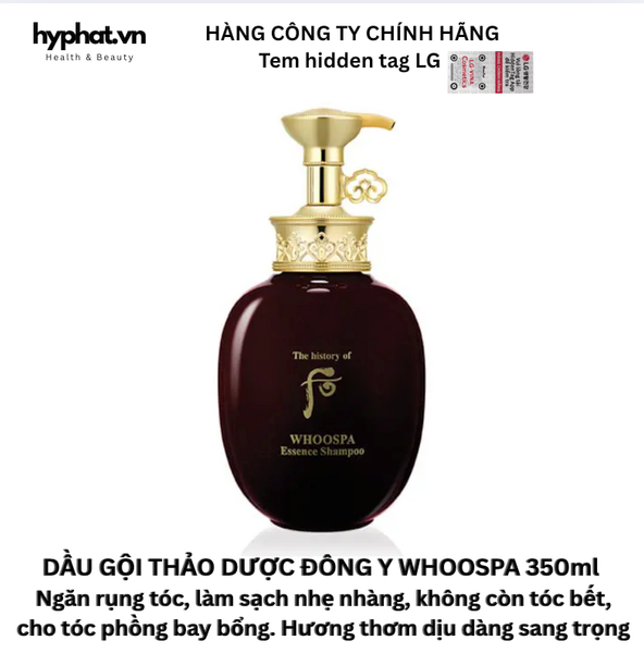 Dầu gội thảo dược Whoo Spa Essence Shampoo 350ml – hyphat.vn