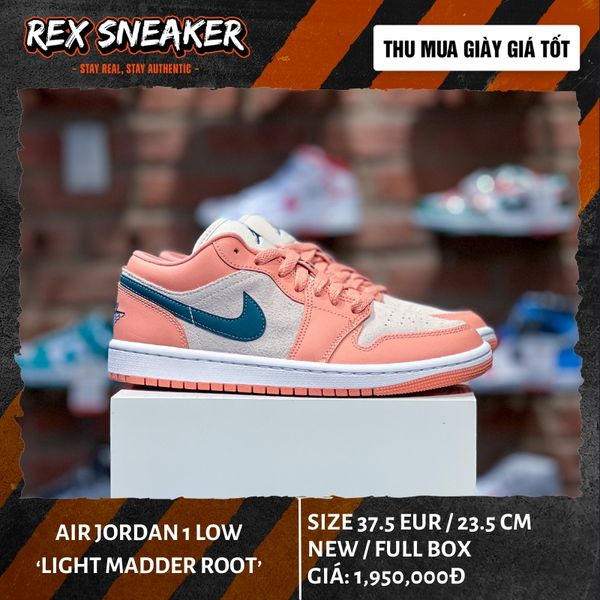 Nike Air Jordan 1 Low Light Madder Root [DC0774-800] – Rex Sneaker