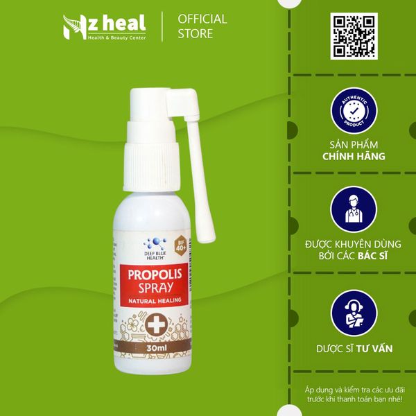 Xịt họng keo ong Deep Blue Health Propolis Spray Plus (BIF 40+) 30ml ...