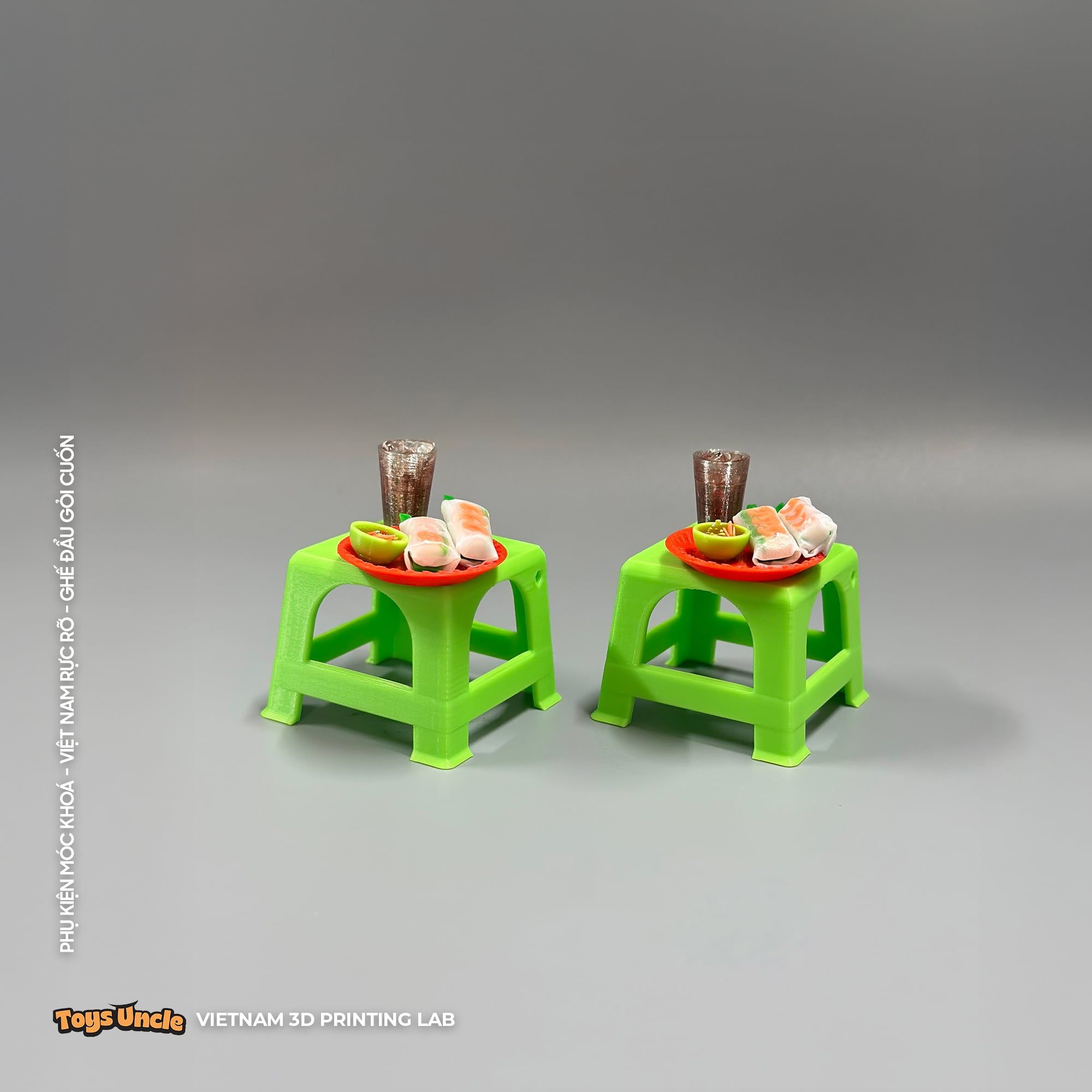 Phụ kiện Ghế đẩu (gỏi cuốn, nước ngọt) - Việt Nam Rực Rỡ – Toys Uncle