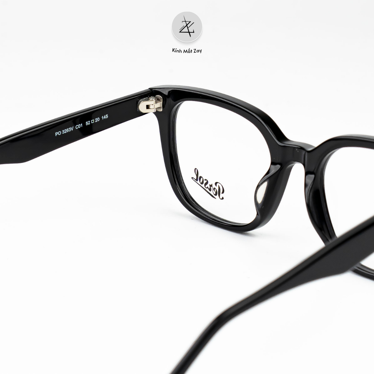 Gọng kính Persol PO 3263V dáng vuông Acetate phong cách thời trang cao ...