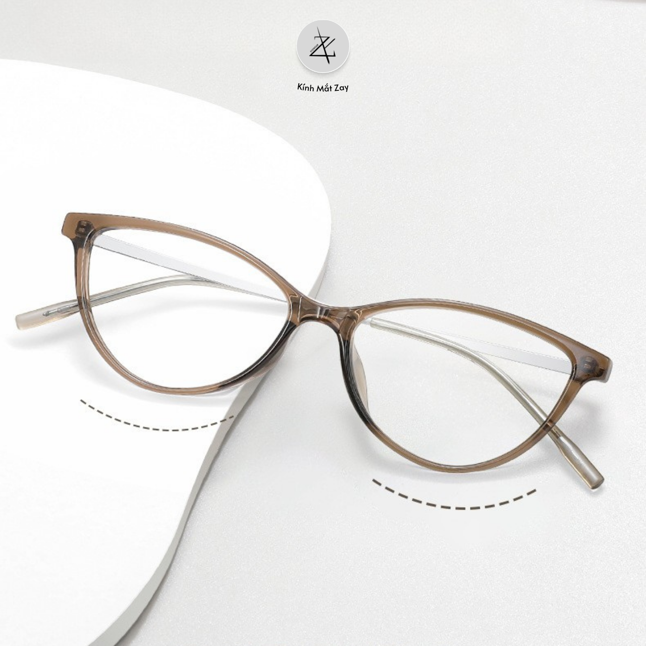 Gọng kính Zay Eyewear 56809 dáng mắt mèo nhựa TR90 phong cách Hàn Quốc ...