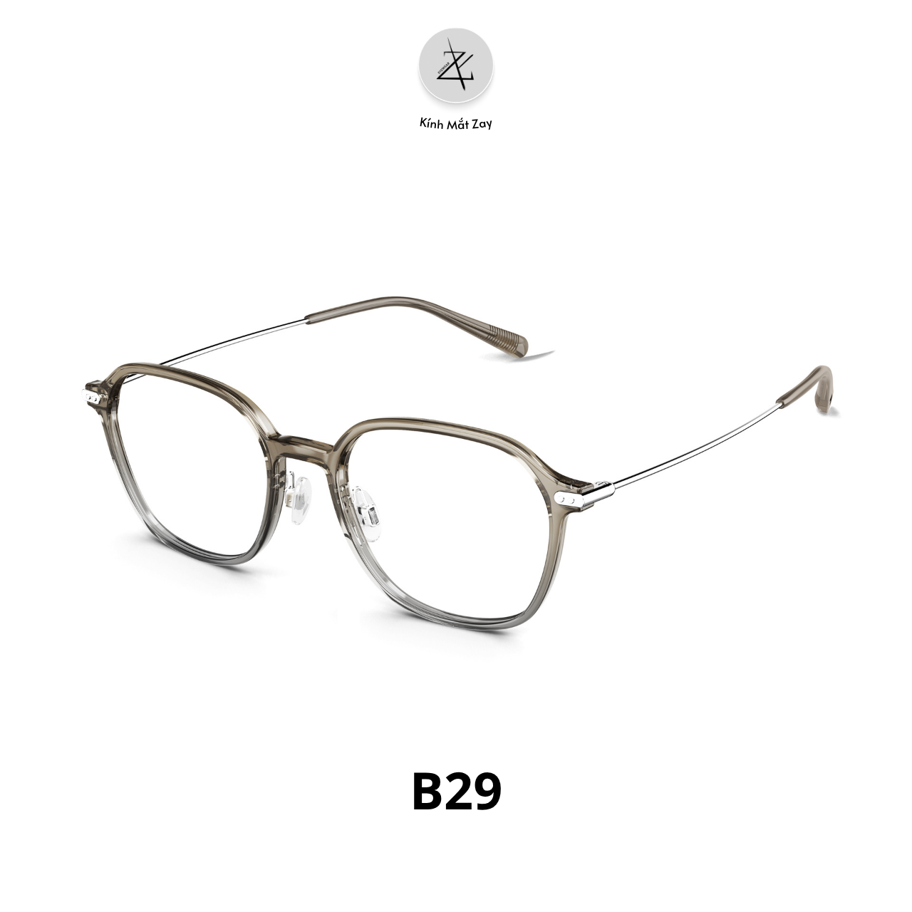 Gọng kính Molsion MJ5121 dáng vuông nhựa acetate & titanium chính hãng ...